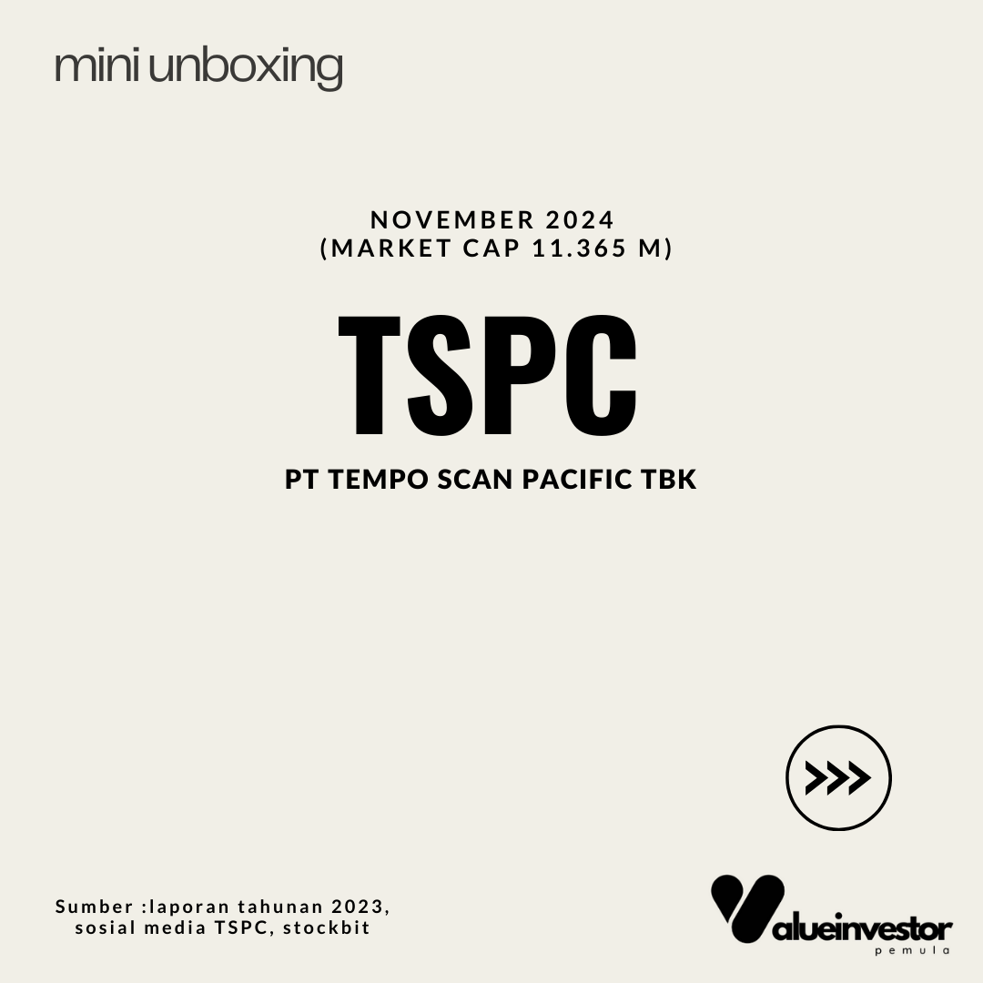 Saham: TSPC - PT. Tempo Scan Pacific Tbk. | Stockbit