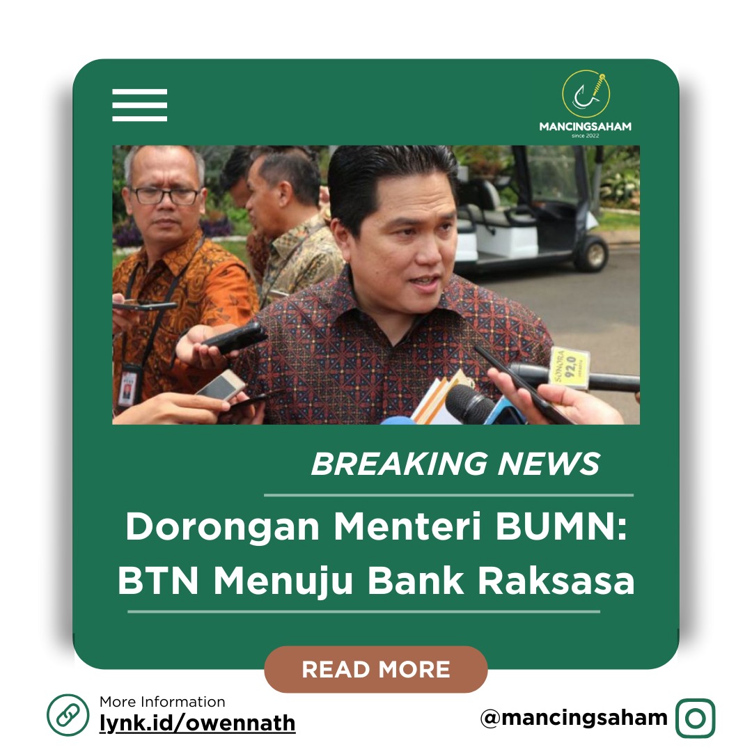 Saham: BBTN - PT. Bank Tabungan Negara (Persero) Tbk. | Stockbit