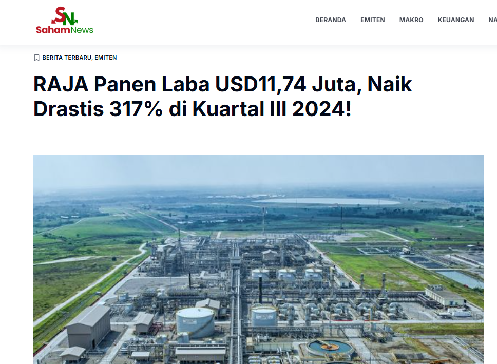 Saham: RAJA - PT. Rukun Raharja Tbk. | Stockbit
