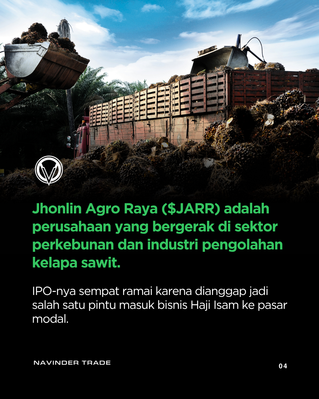 Saham: JARR - PT. Jhonlin Agro Raya Tbk. | Stockbit