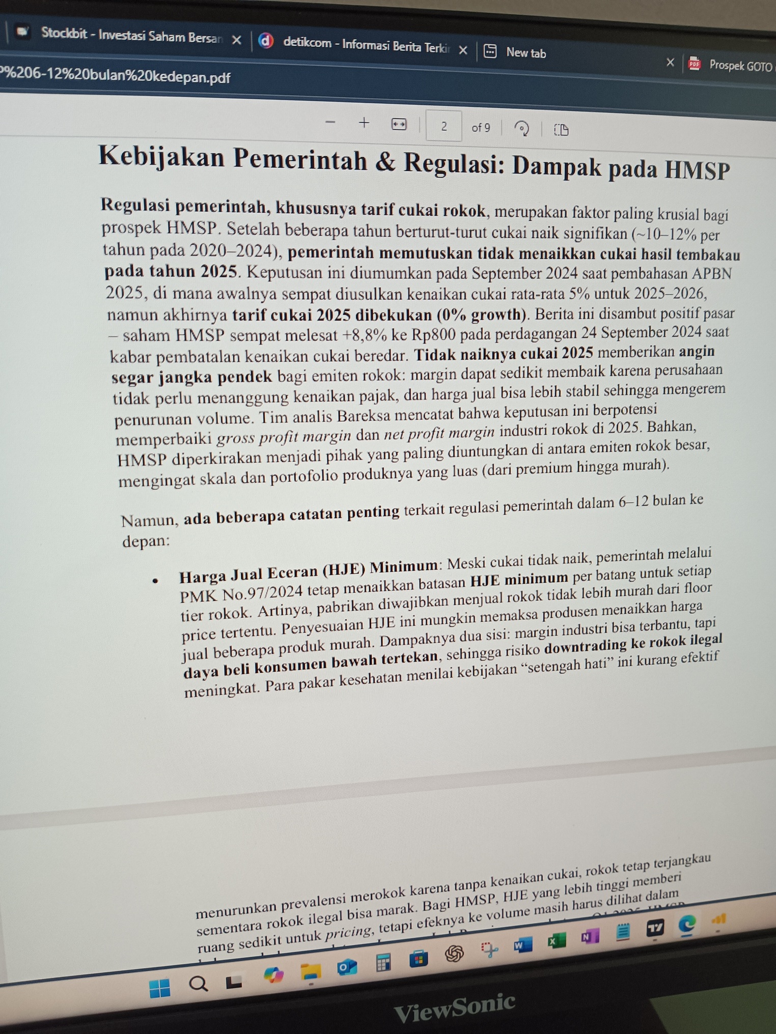 Saham: HMSP - PT. H.M. Sampoerna Tbk. | Stockbit