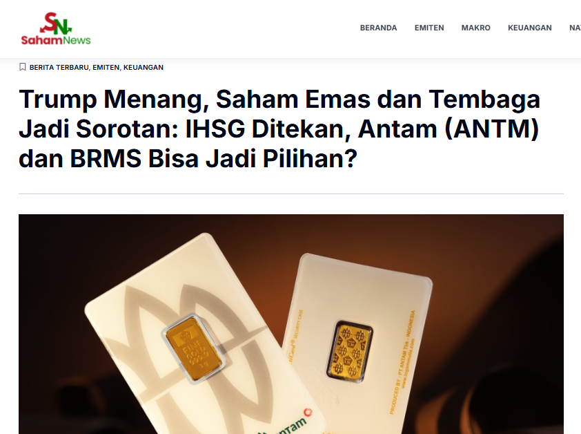 Saham: MDKA - PT. Merdeka Copper Gold Tbk. | Stockbit