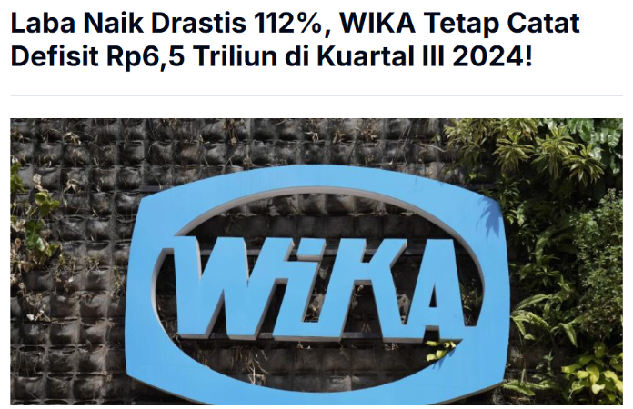 Saham: WIKA - PT. Wijaya Karya (Persero) Tbk. | Stockbit