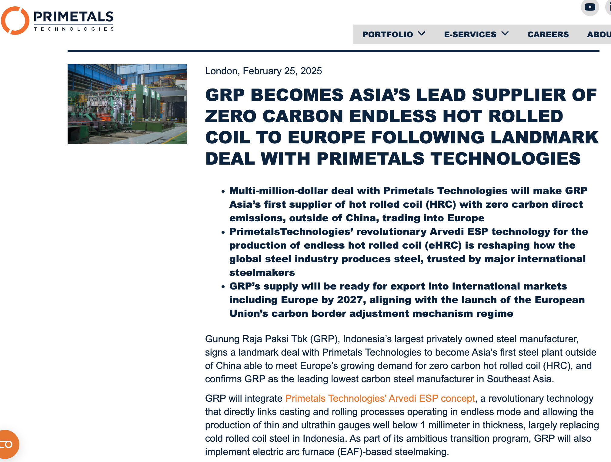 Saham: GGRP - PT. Gunung Raja Paksi Tbk | Stockbit