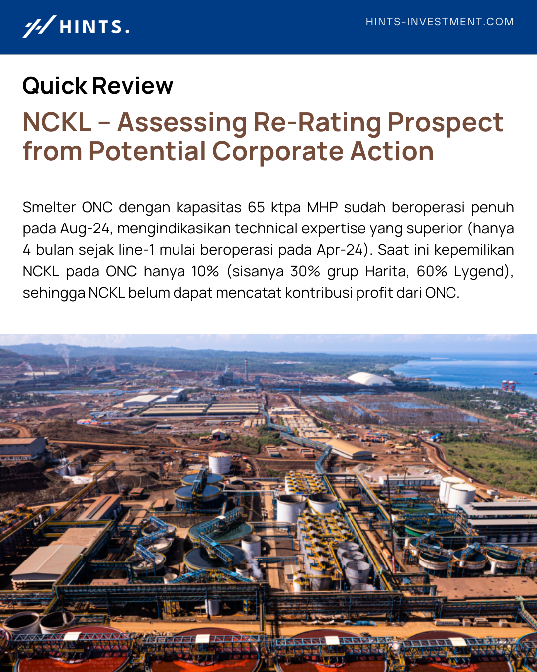 Saham: INCO - PT. Vale Indonesia Tbk. | Stockbit