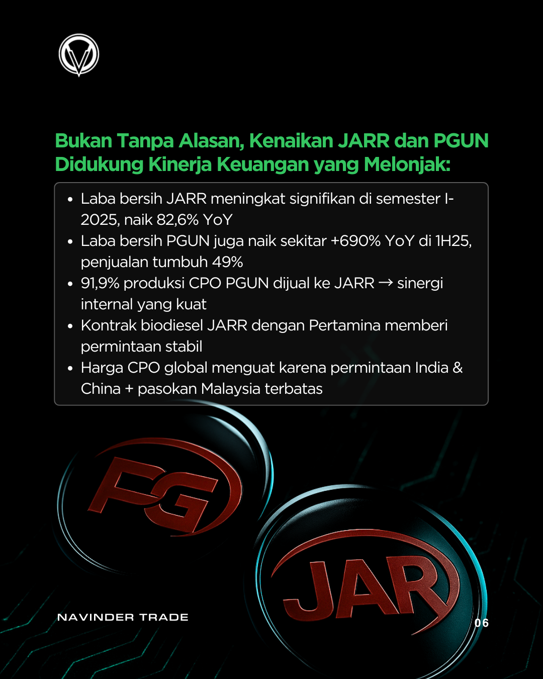 Saham: JARR - PT. Jhonlin Agro Raya Tbk. | Stockbit