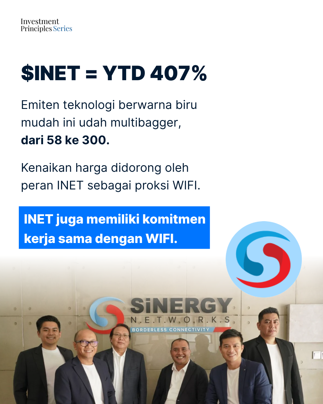 Saham: INET - PT. Sinergi Inti Andalan Prima Tbk. | Stockbit
