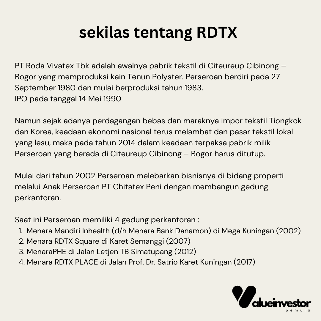 RDTX | Stockbit - Investasi Saham Bersama Komunitas Saham Terbesar di ...