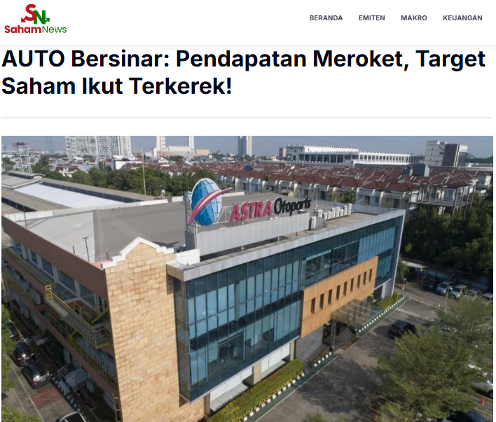Saham: AUTO - PT. Astra Otoparts Tbk. | Stockbit