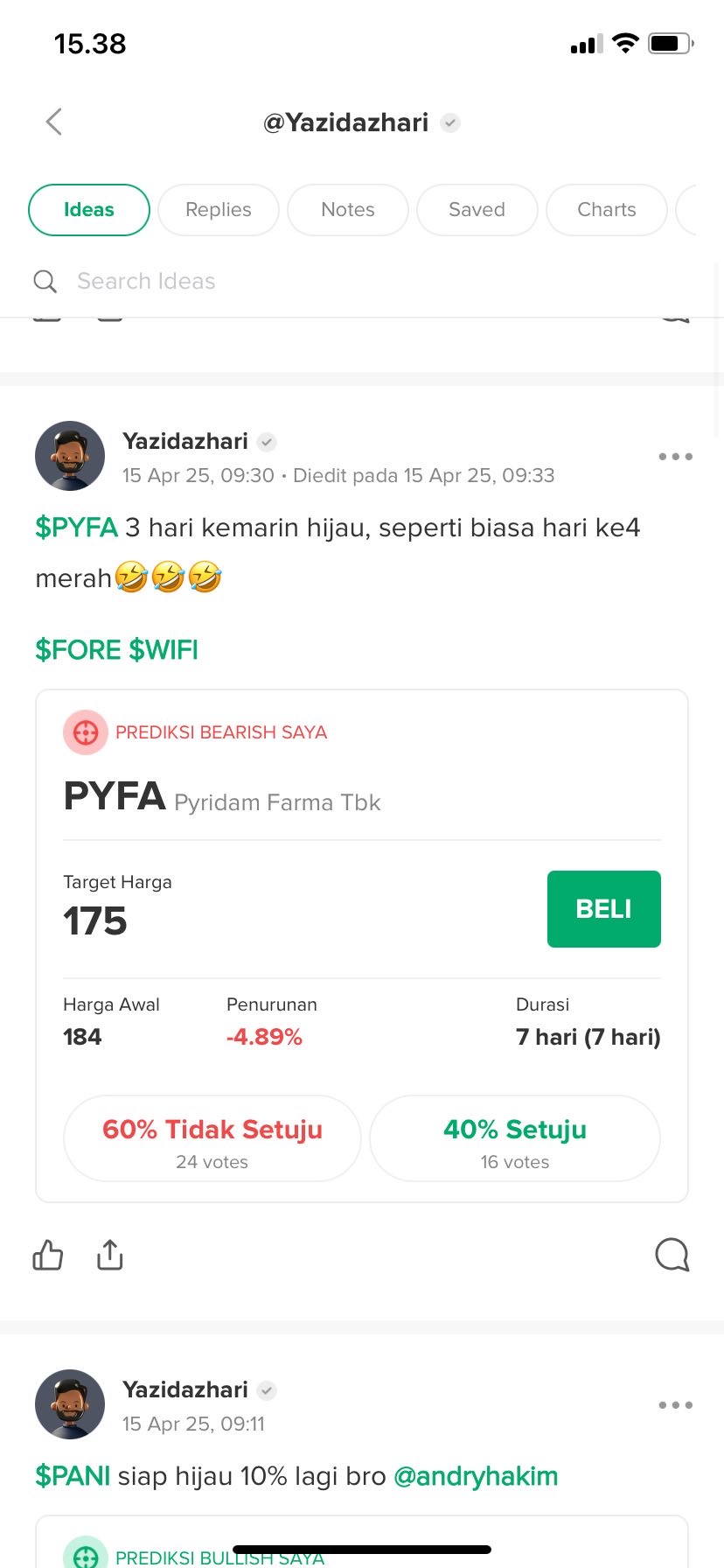 Saham: PYFA - PT. Pyridam Farma Tbk | Stockbit