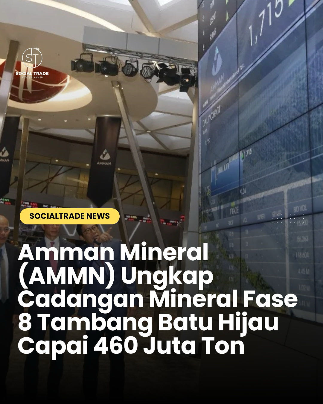 Saham: AMMN - PT. Amman Mineral Internasional Tbk. | Stockbit