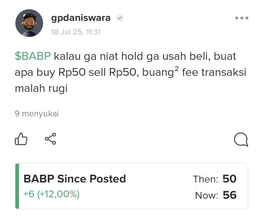 Saham: BABP - PT. Bank MNC Internasional Tbk. | Stockbit