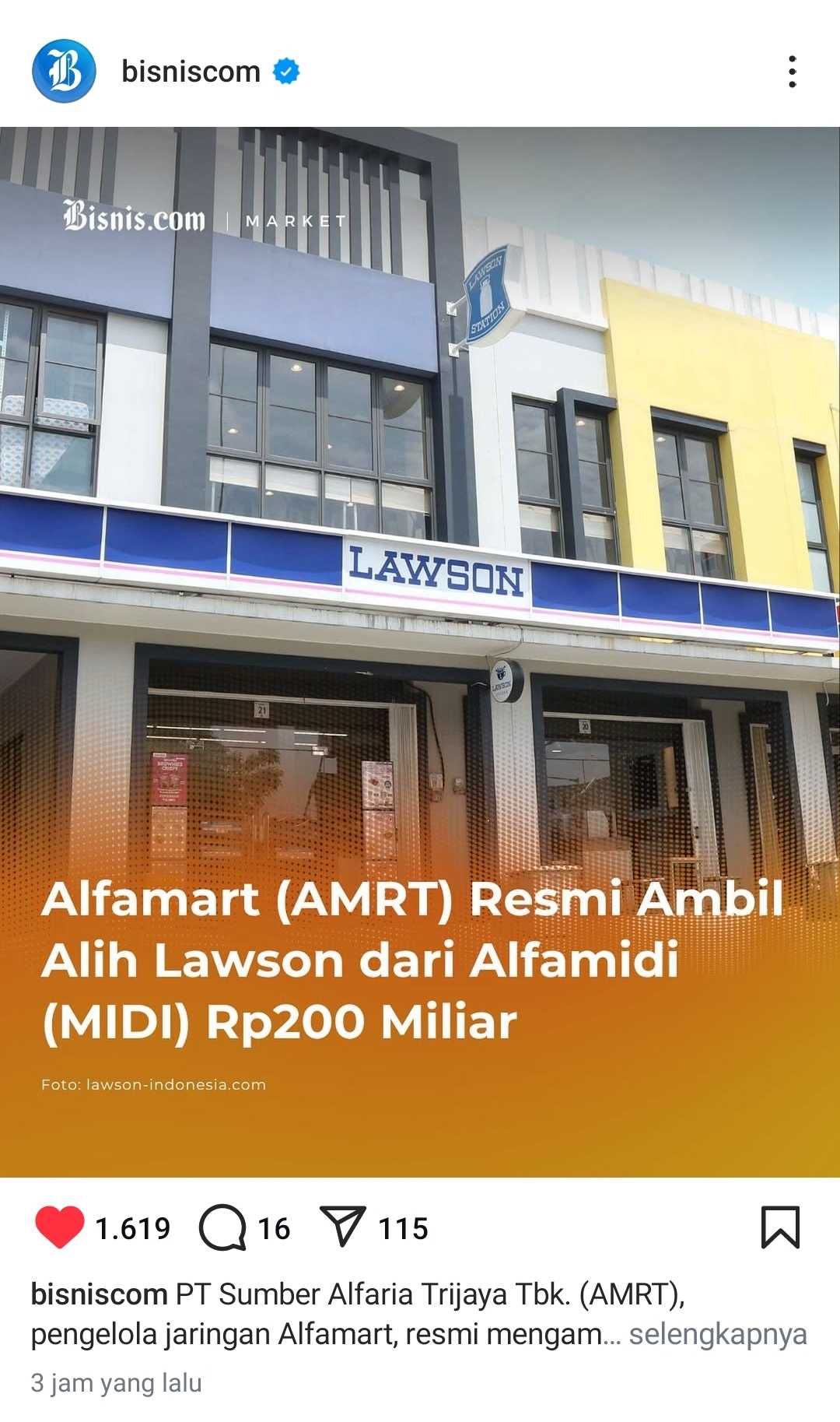 Saham: AMRT - PT. Sumber Alfaria Trijaya Tbk. | Stockbit