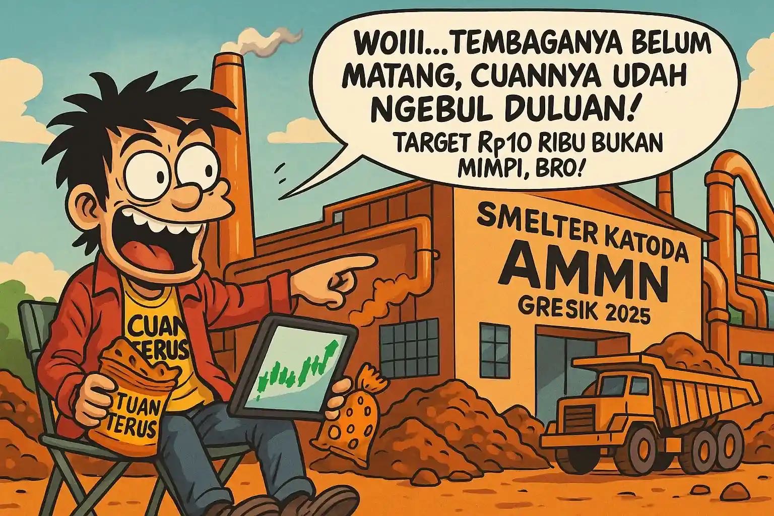 Saham: AMMN - PT. Amman Mineral Internasional Tbk. | Stockbit