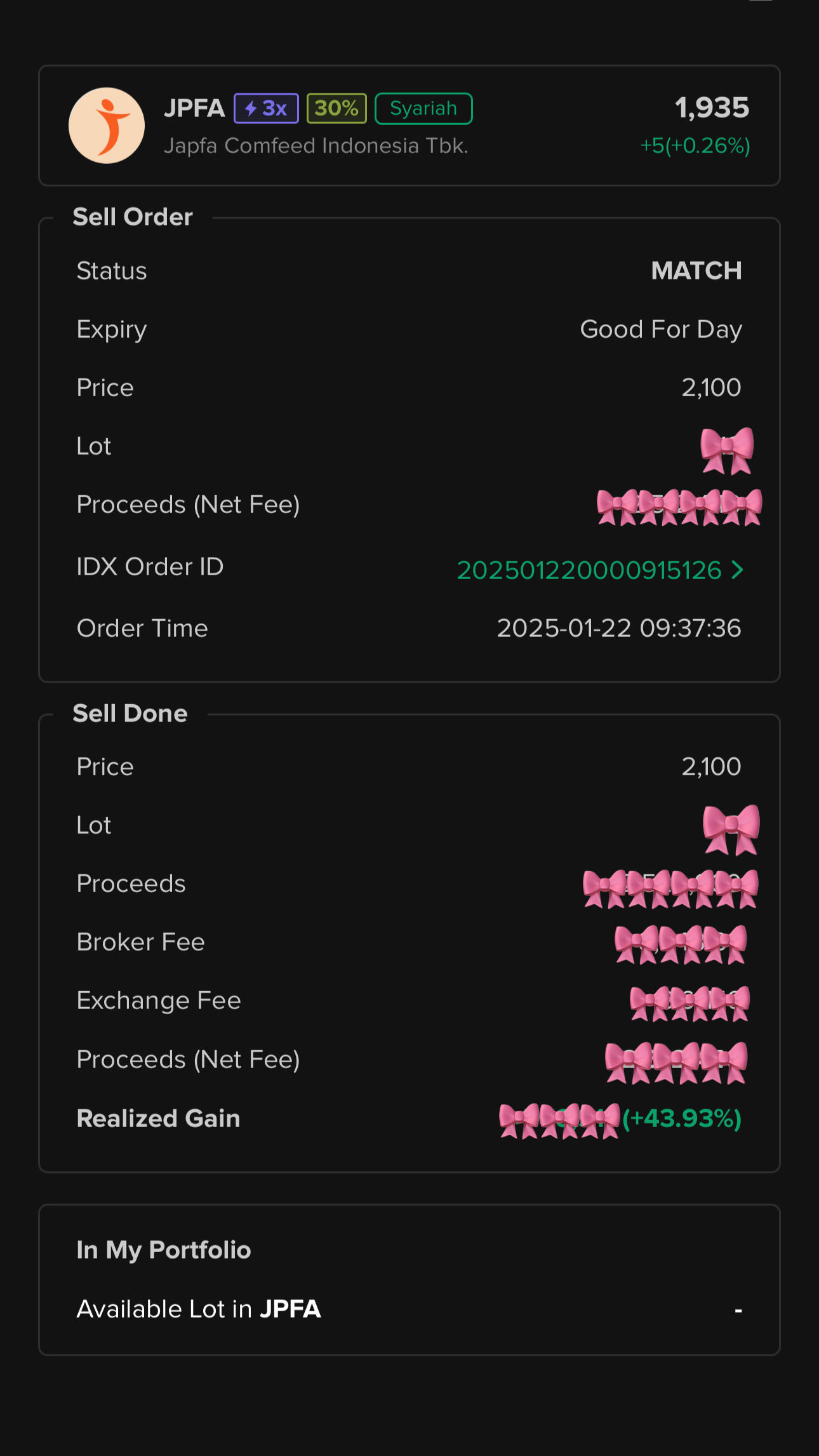 Saham: JPFA - PT. Japfa Comfeed Indonesia Tbk. | Stockbit