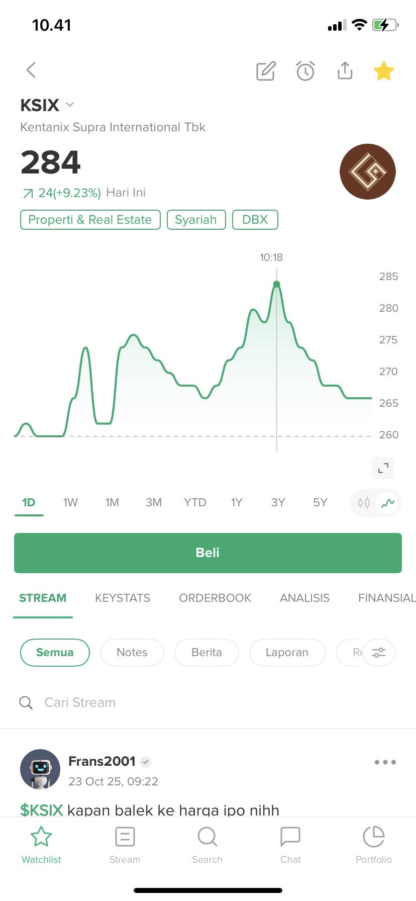 Saham: KSIX - PT. Kentanix Supra International Tbk | Stockbit