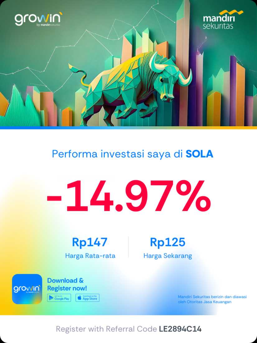 Saham: SOLA - PT. Xolare RCR Energy Tbk. | Stockbit