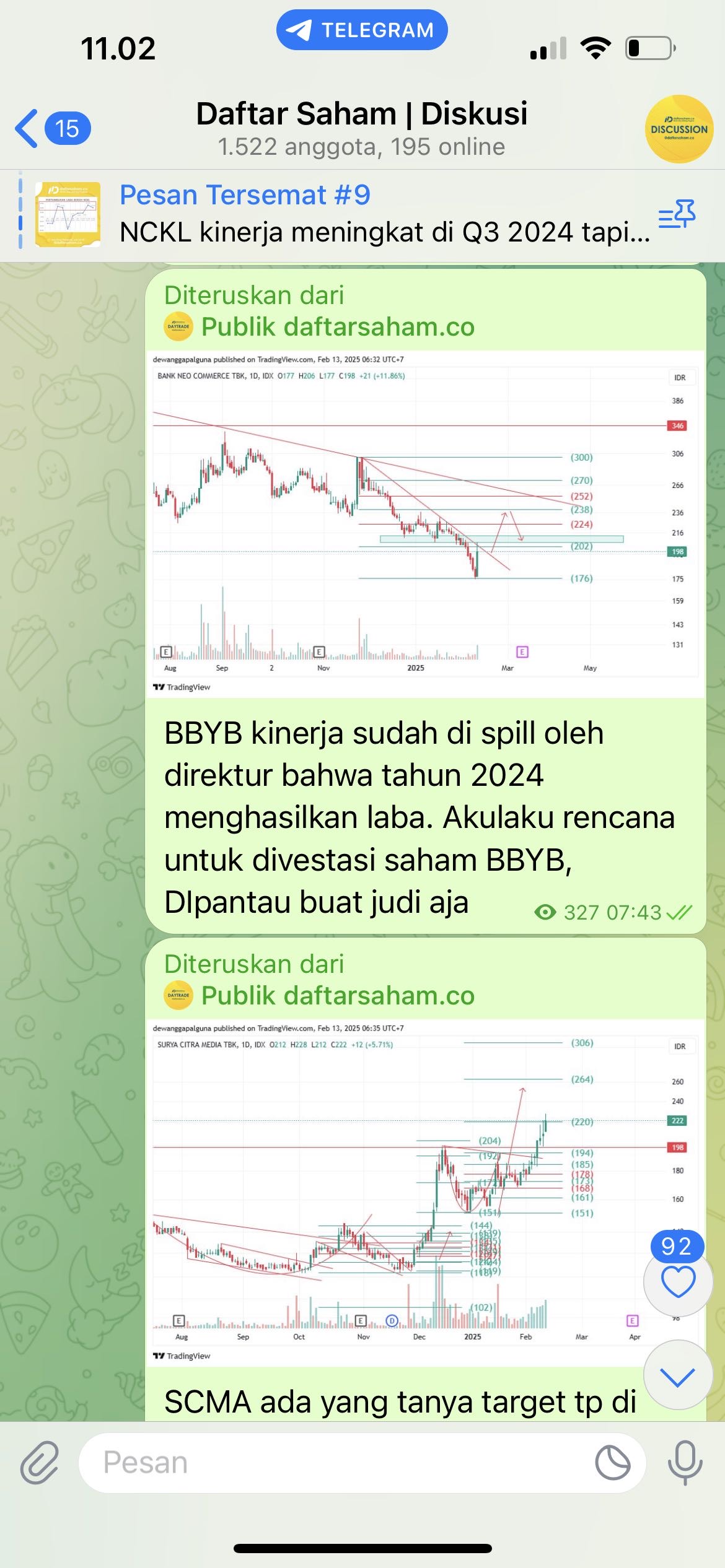 Saham: BBYB - PT. Bank Neo Commerce Tbk. | Stockbit