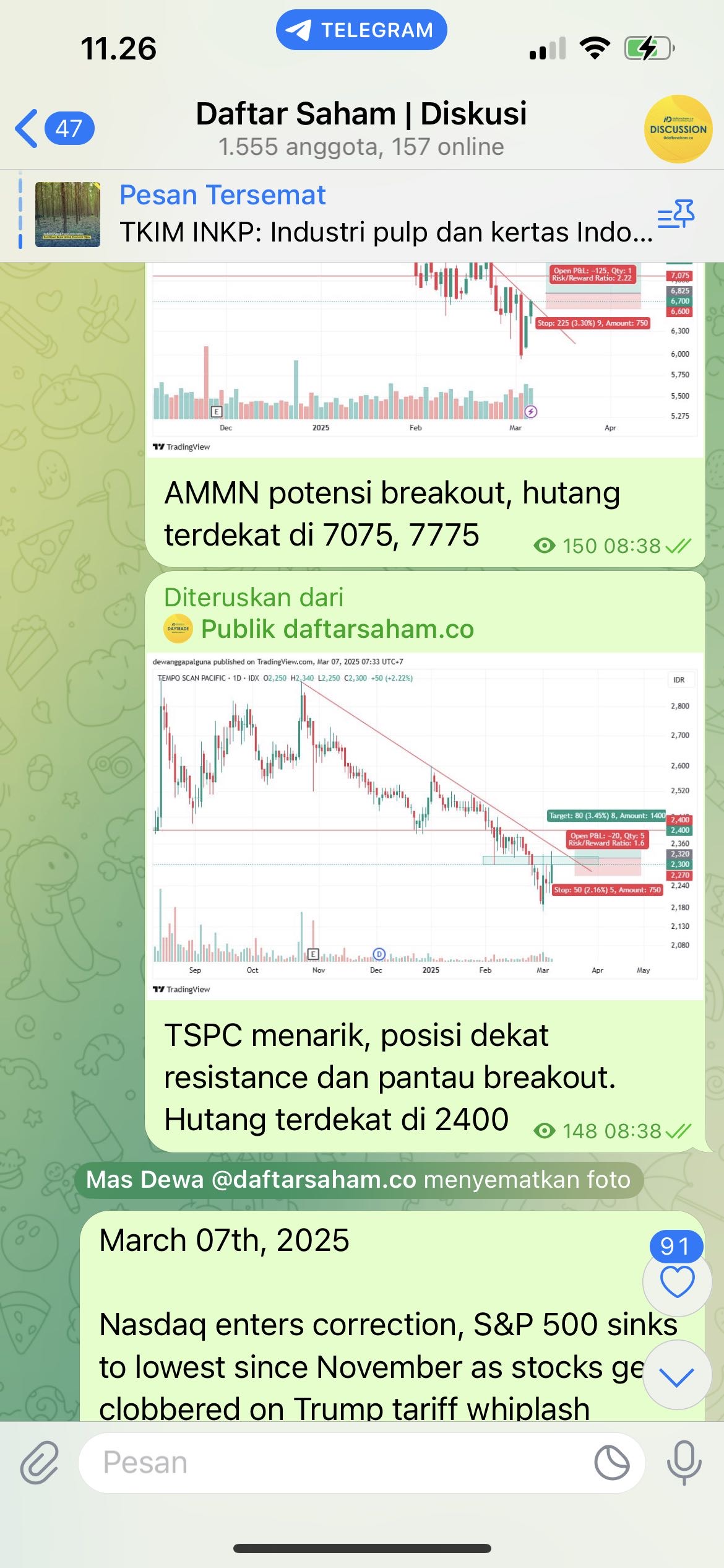 Saham: TSPC - PT. Tempo Scan Pacific Tbk. | Stockbit